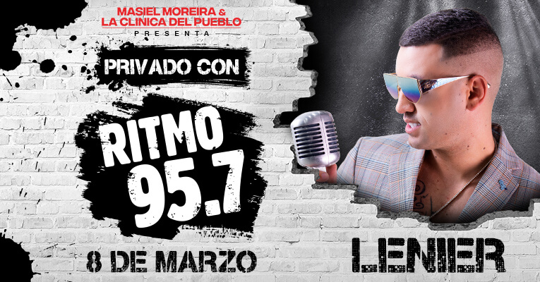 Gana dos boletos para ver a Lenier en Privado con Ritmo • Ritmo 95